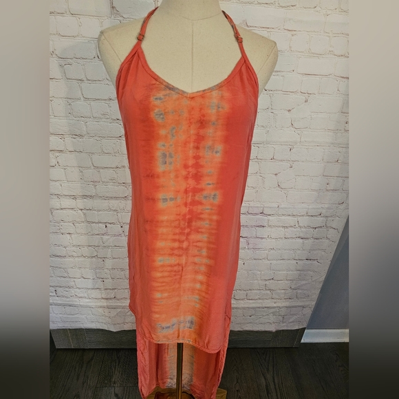 Gypsy 05 | Dresses | Revolve Gypsy 5 Tie Dye Hi Low Open Back Maxi Dress Coral Small Euc | Poshmark